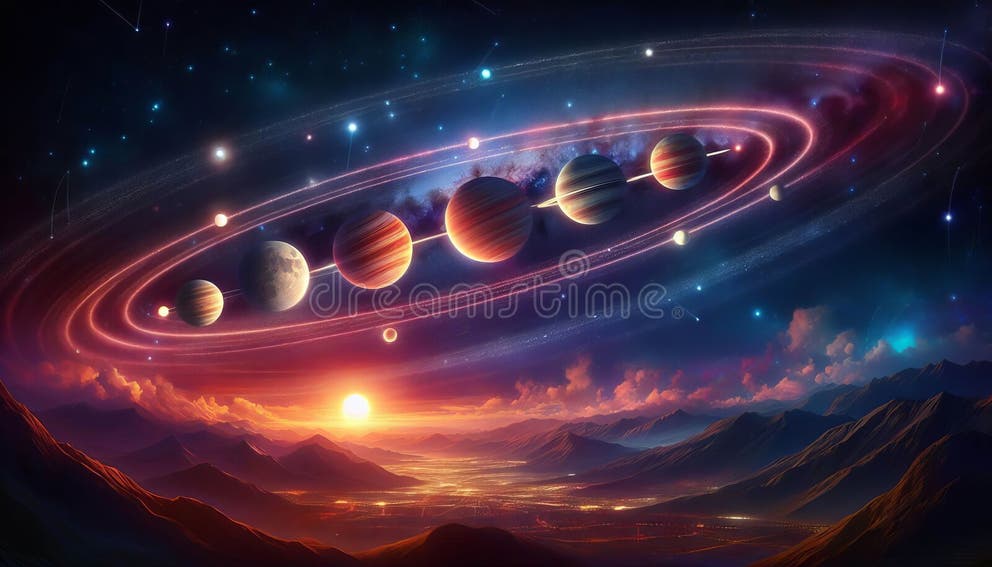 Planetary Alignment with a Celestial Dance a Rare Event Where Mu Stock ...