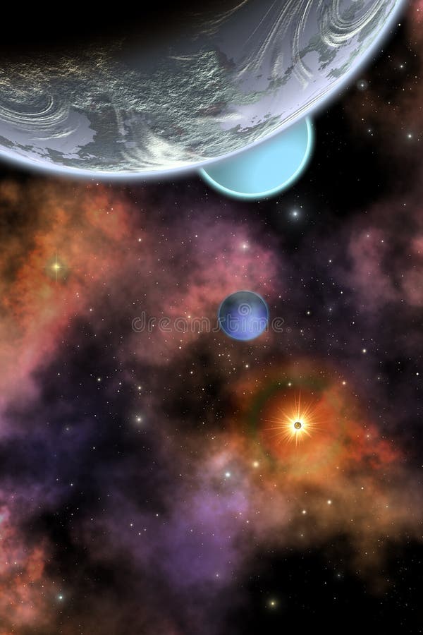 Planetary Alignment stock illustration. Illustration of astral - 55403016