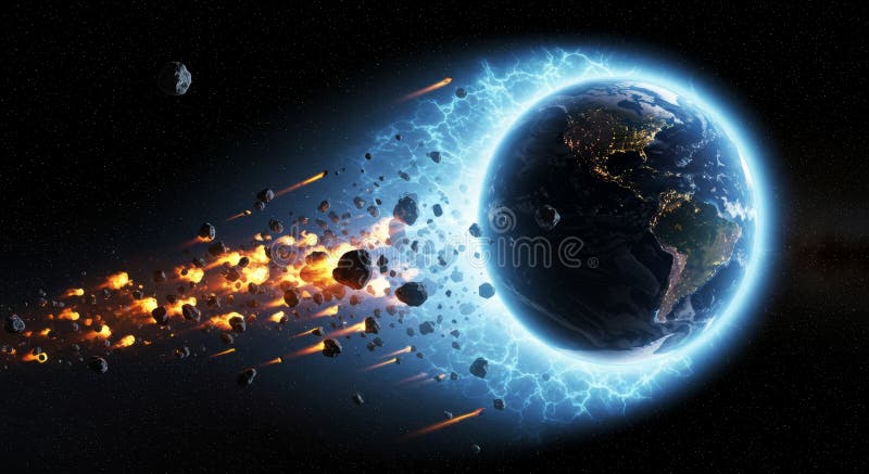 Planetary Collision and Energy Surge a Dramatic Depiction of an ...