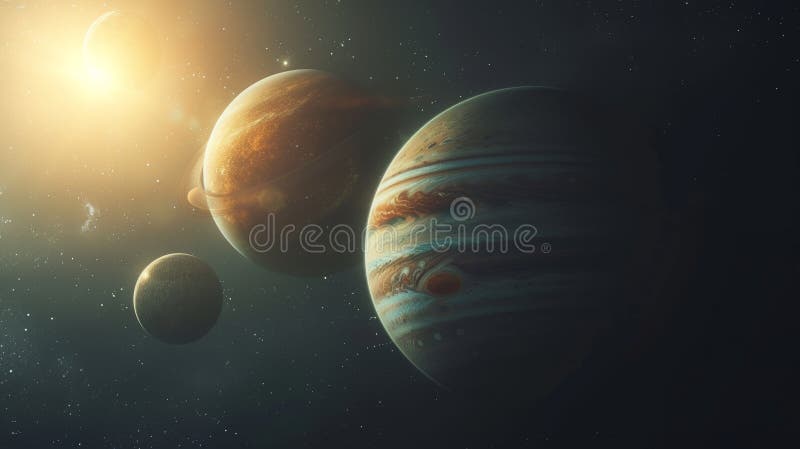 A Planetary Conjunction, Where Two or More Planets Align in a Celestial ...