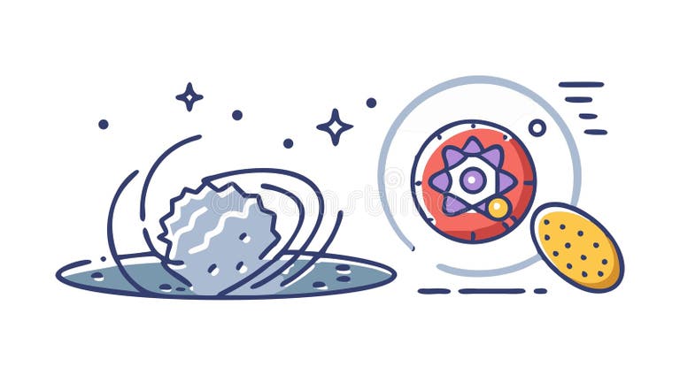 A Planetary Defense Shield Deflecting an Asteroid Vector Design ...