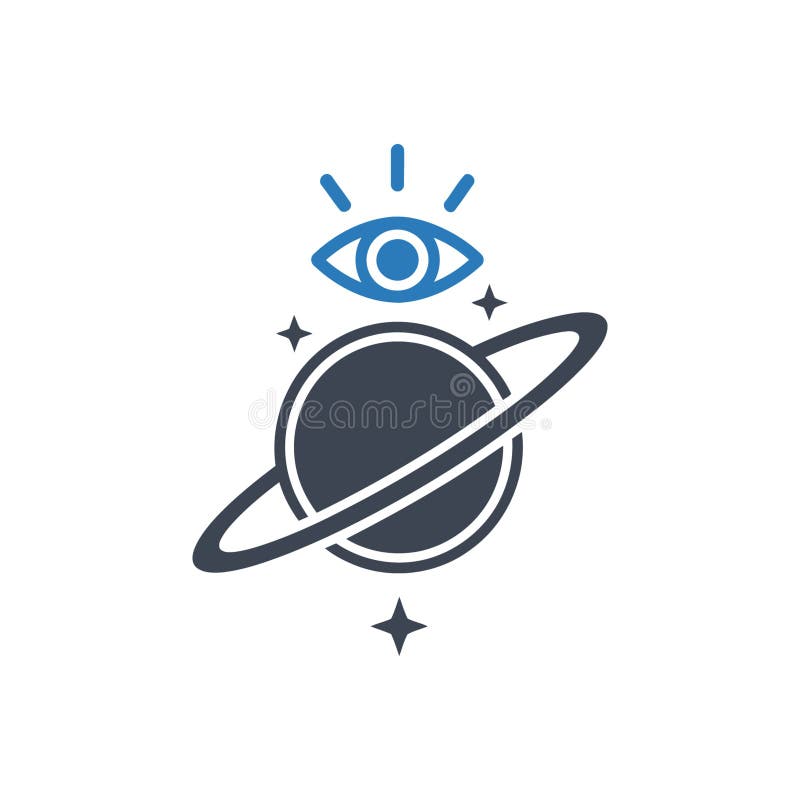 Planetary Discovery View Icon Stock Vector - Illustration of vector ...