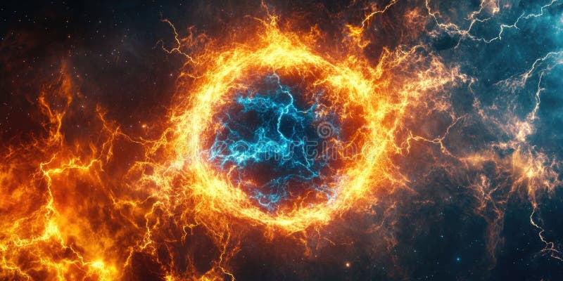 Planetary Explosion in Space Stock Photo - Image of explosion ...