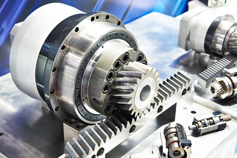 Planetary Gear From A Small Device On A Bright Table. Gear Wheel Stock ...