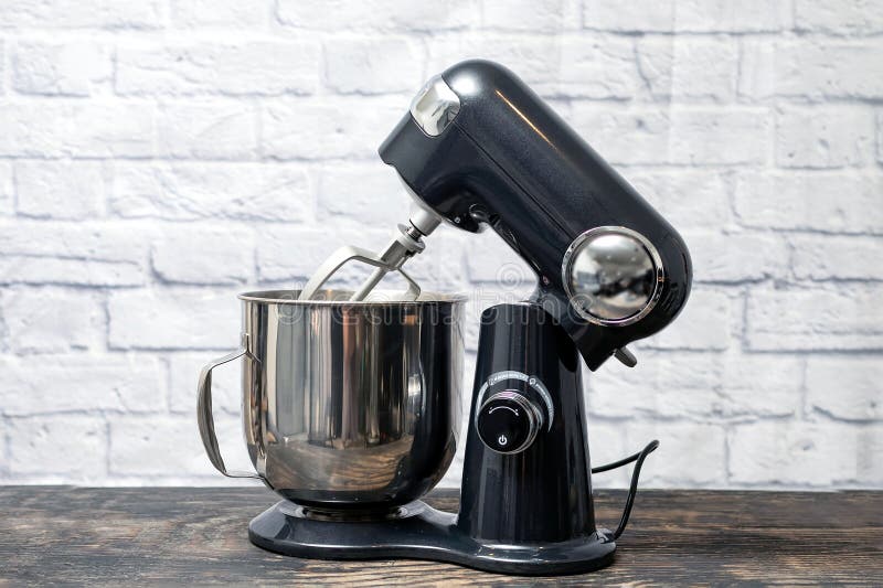 Planetary Mixer in Black Color Stock Image - Image of steel, aggregate ...