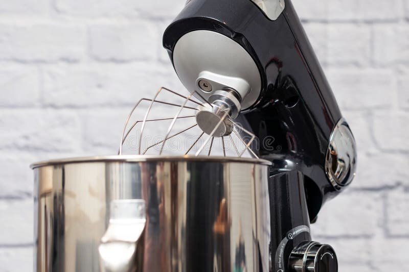 Planetary Mixer, Whisk and Bowl Close-up, Kitchen Equipment Stock Photo ...