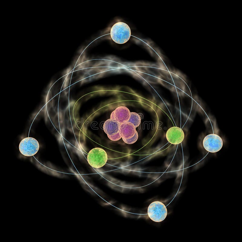 Planetary Model Of Atom Stock Illustration Illustration Of Electron