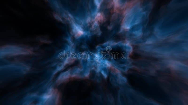 Planetary Nebula in Space. Cloud of Ionized Gas, Collapse of Star ...