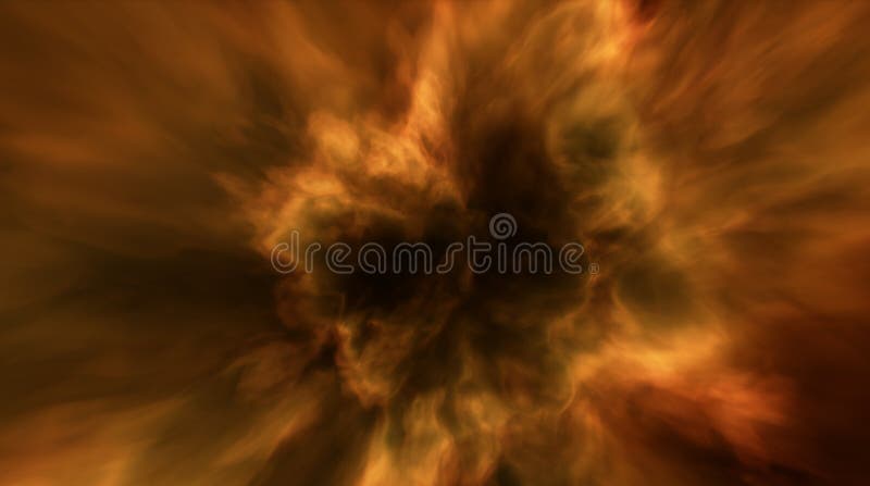 Planetary Nebula in Space. Cloud of Ionized Gas, Collapse of Star ...