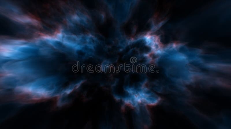 Planetary Nebula in Space. Cloud of Ionized Gas, Collapse of Star ...