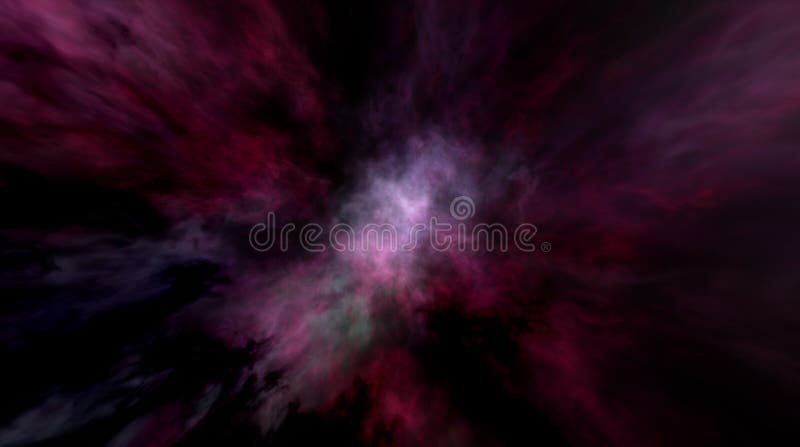 Planetary Nebula in Space. Cloud of Ionized Gas, Collapse of Star ...