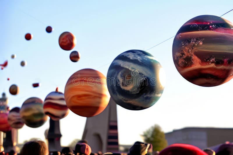 Planetary Parade Planets Align in Festive Formation with Each Co Stock ...
