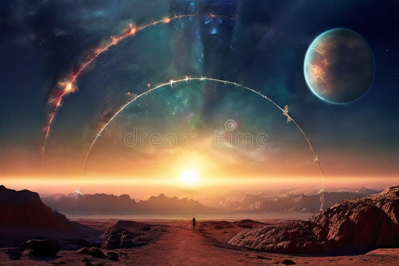 Planetary Passage the New Year As a Transition between the Orbit Stock ...