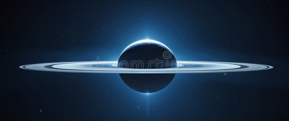 Planetary Satellite Moving through Space. Stock Photo - Image of ...