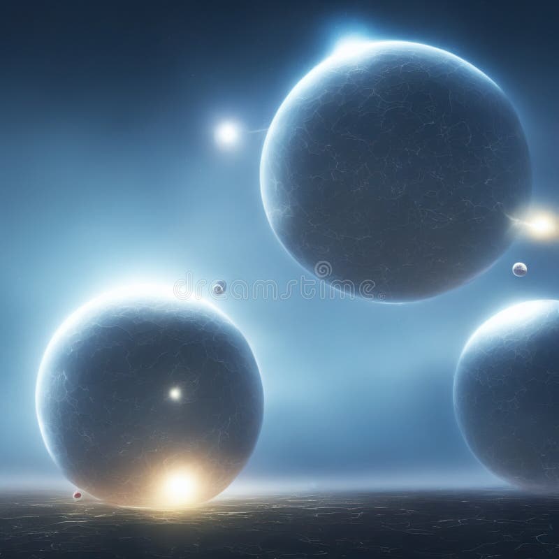 Planetary Spheres in Orbit Generating Energy. Abstract Background Stock ...