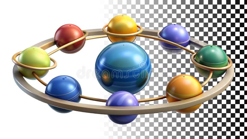 Planetary System Icon, Representing Space Exploration and Astronomy ...