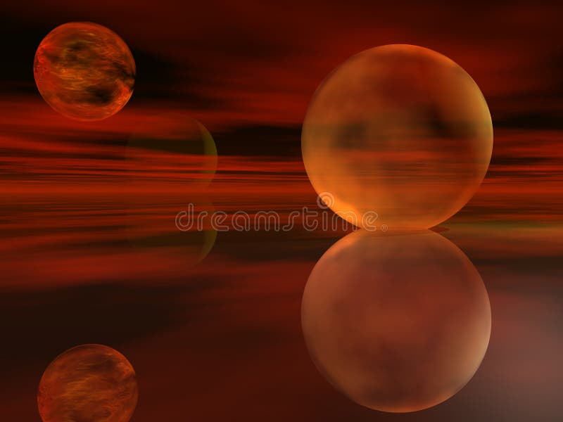 Planetas transparentes stock de ilustración. Ilustración de planeta ...