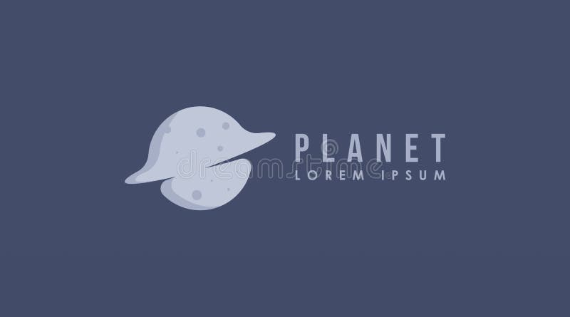 Planetenlogo-Vorlage vektor abbildung. Illustration von idee - 239611235