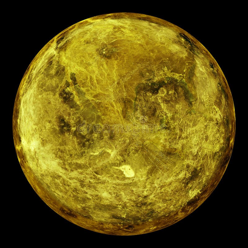 Planet Venus Elemente Dieses Von Der NASA Bereitgestellten Bildes ...