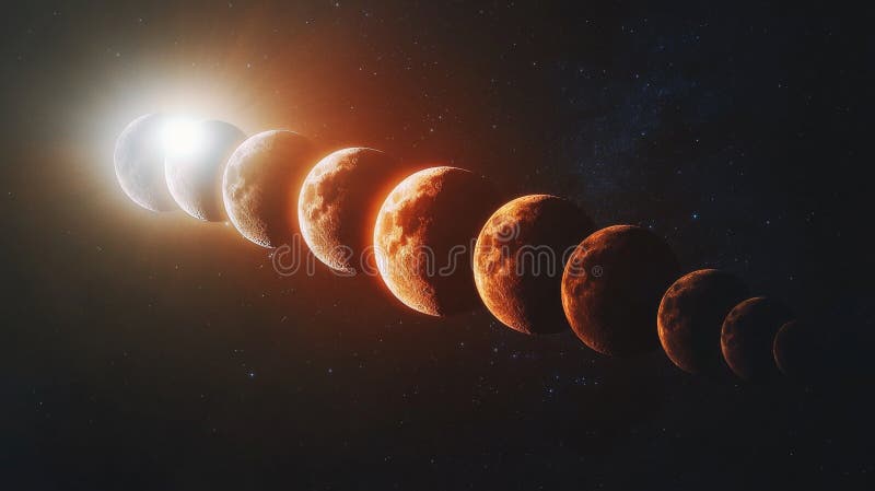 Planetary Alignment stock photo. Image of celestial - 359709302