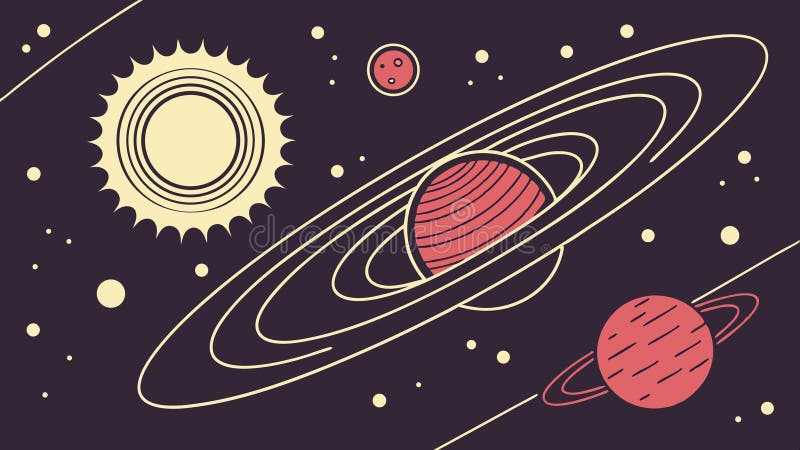 Planets Celestial Bodies, Space Cosmos and Astronomical Objects Vector ...
