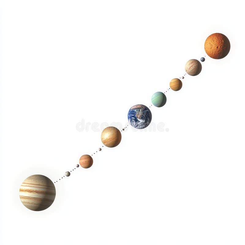 Planets in Diagonal Alignment Solar System Model Space Exploration ...