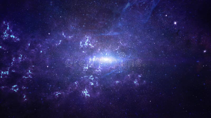 Planets and Galaxy Science Deep Space Star 4K Loop Animation Background ...