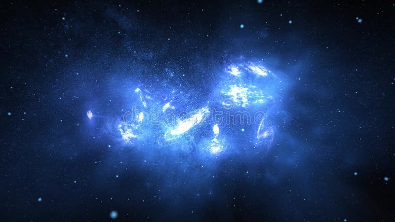 Planets and Galaxy Science Deep Space Star 4K Loop Animation Background ...