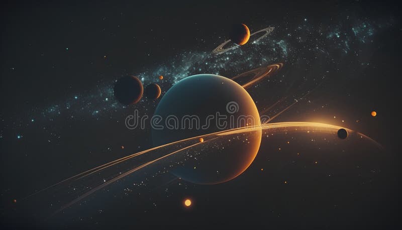 Planets and Galaxy, Science Fiction Wallpaper with Space Planets and ...