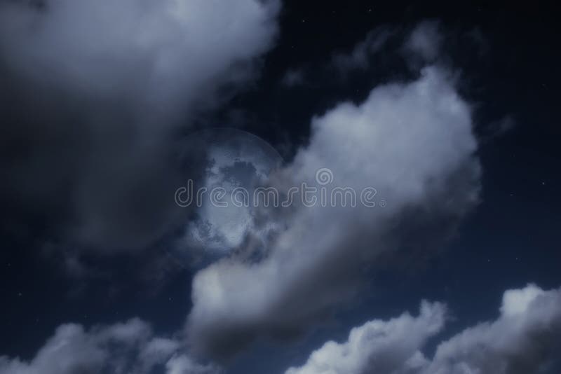 Planets, moon and stars stock photo. Image of twilight - 11568770