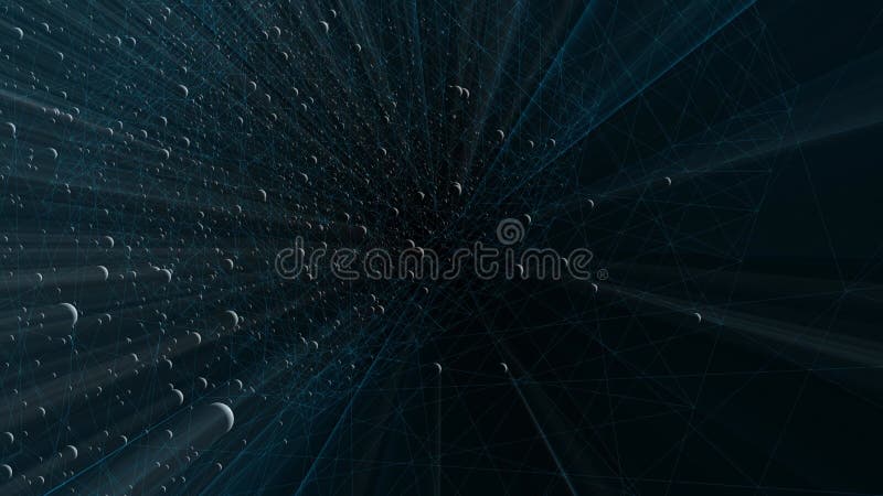 Planets Orbit in Distant Deep Space Galaxy Fantasy Animation Stock ...