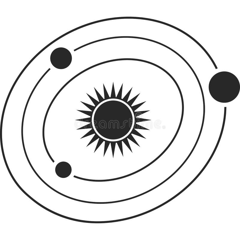 Planets Orbit Around Sun Stock Illustrations – 677 Planets Orbit Around ...