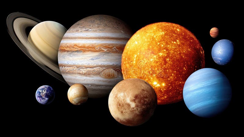 Solar System Planets Sizes Stock Photos - Free & Royalty-Free Stock ...