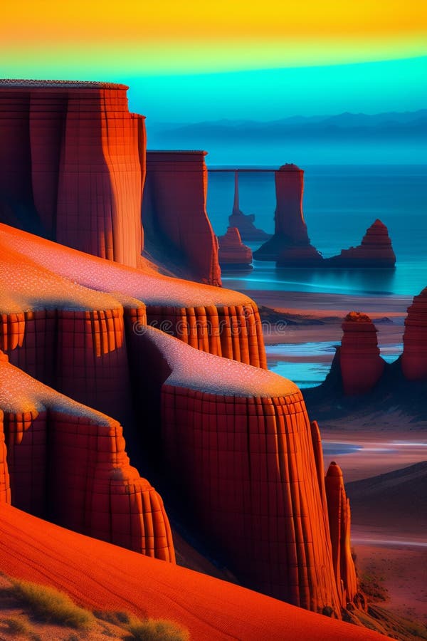 The Planets of Our Solar System. Ai Generated. Stock Illustration ...