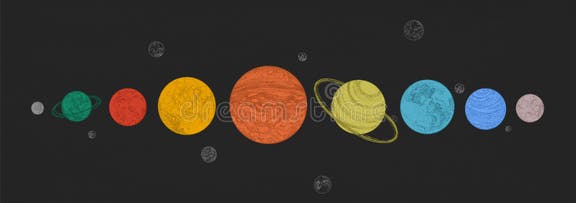 Solar System Colored Stock Illustrations – 983 Solar System Colored ...