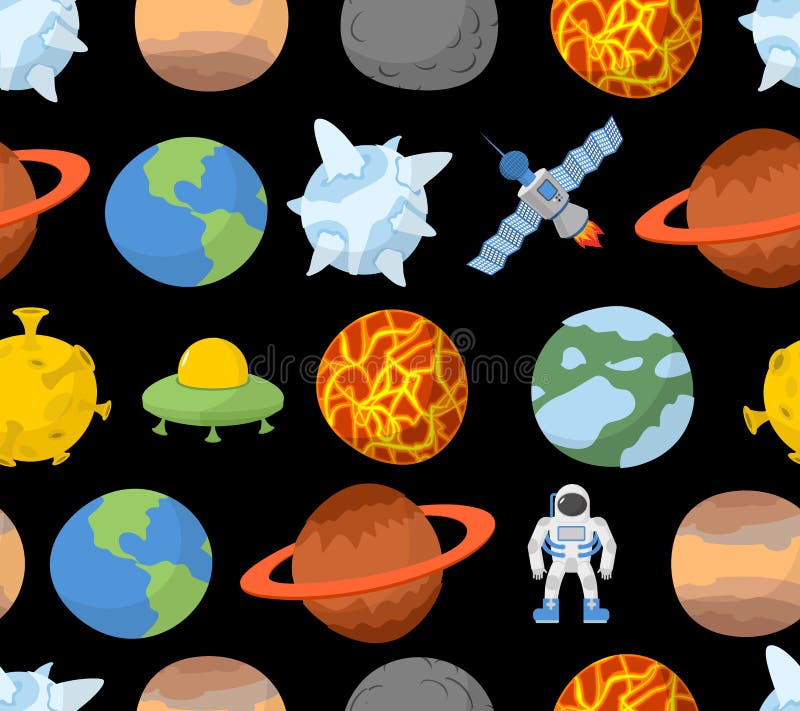 Realistic Solar System Objects, Vector Stock Vector - Illustration of ...