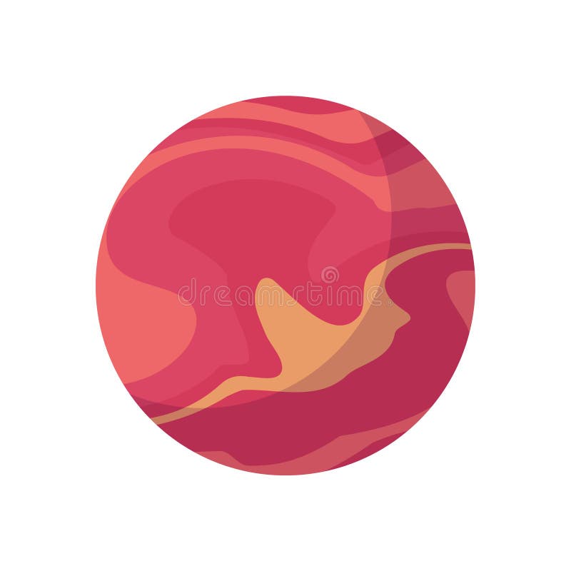 Planets in the Solar System Star Science Education Stock Vector ...