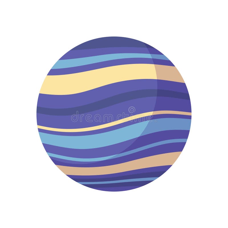 Planets in the Solar System Star Science Education Stock Vector ...