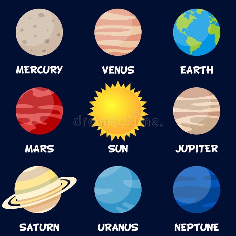 Eight Planets Stock Illustrations – 418 Eight Planets Stock ...