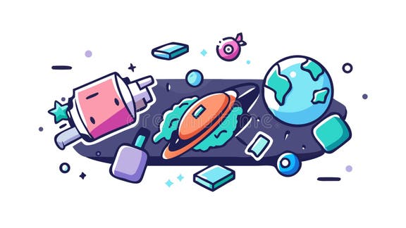 Planets and Space with Scattered Trash, Interplanetary Pollution ...