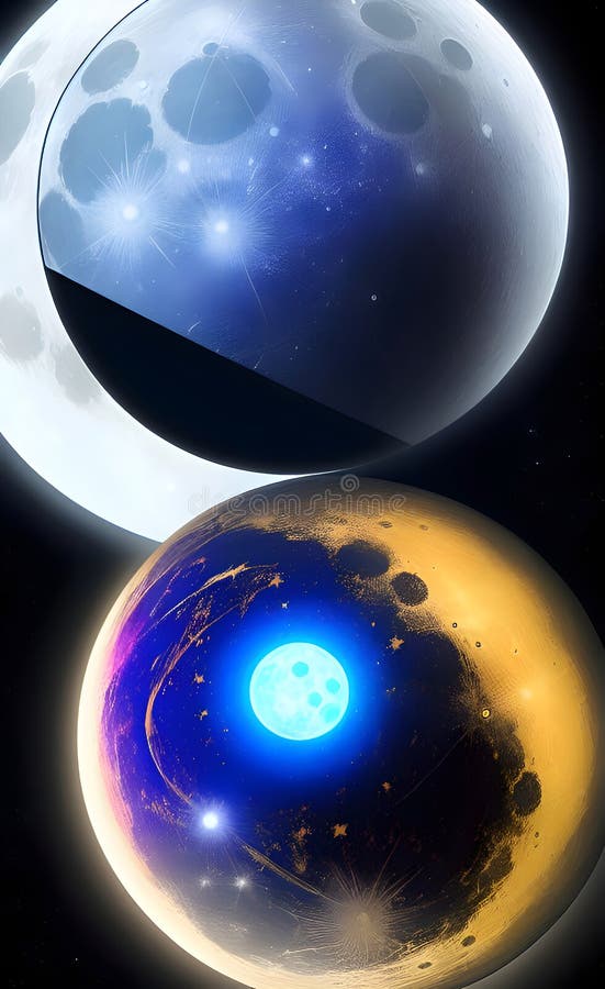 Space, Stars, Desktop Wallpaper, Screensaver. Stock Illustration ...