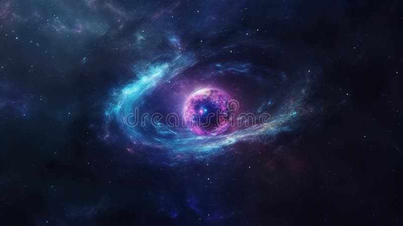 Planets, Stars and Galaxies in Outer Space Showing the Beauty of Space ...