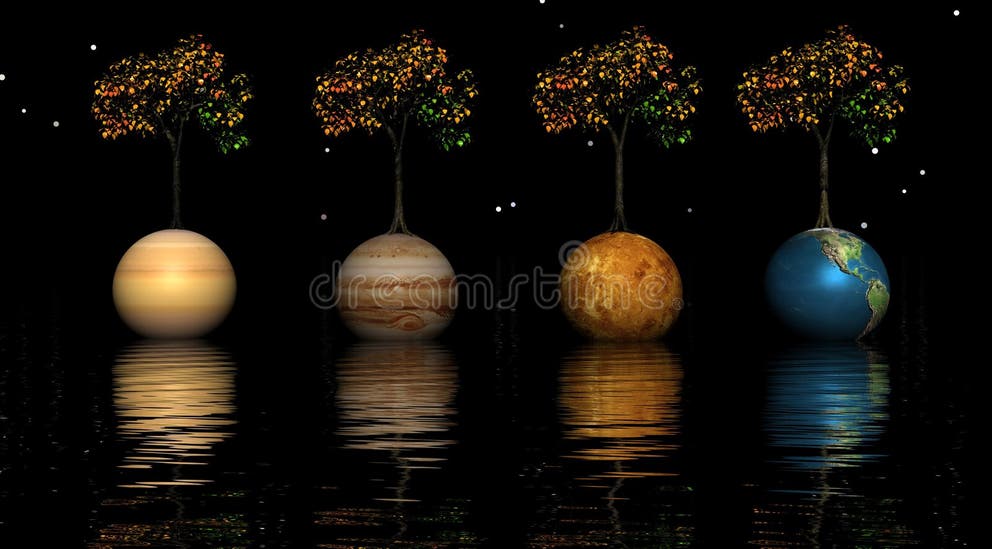 Planets Trees Stock Illustrations – 1,509 Planets Trees Stock ...