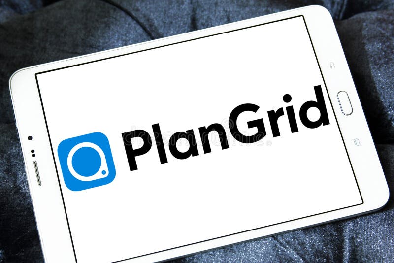 PlanGrid software logo editorial image. Image of illustrative - 118536425