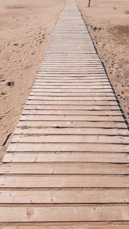 This is a Plank Allay in Divjaka Beach,Albania Stock Photo - Image of ...