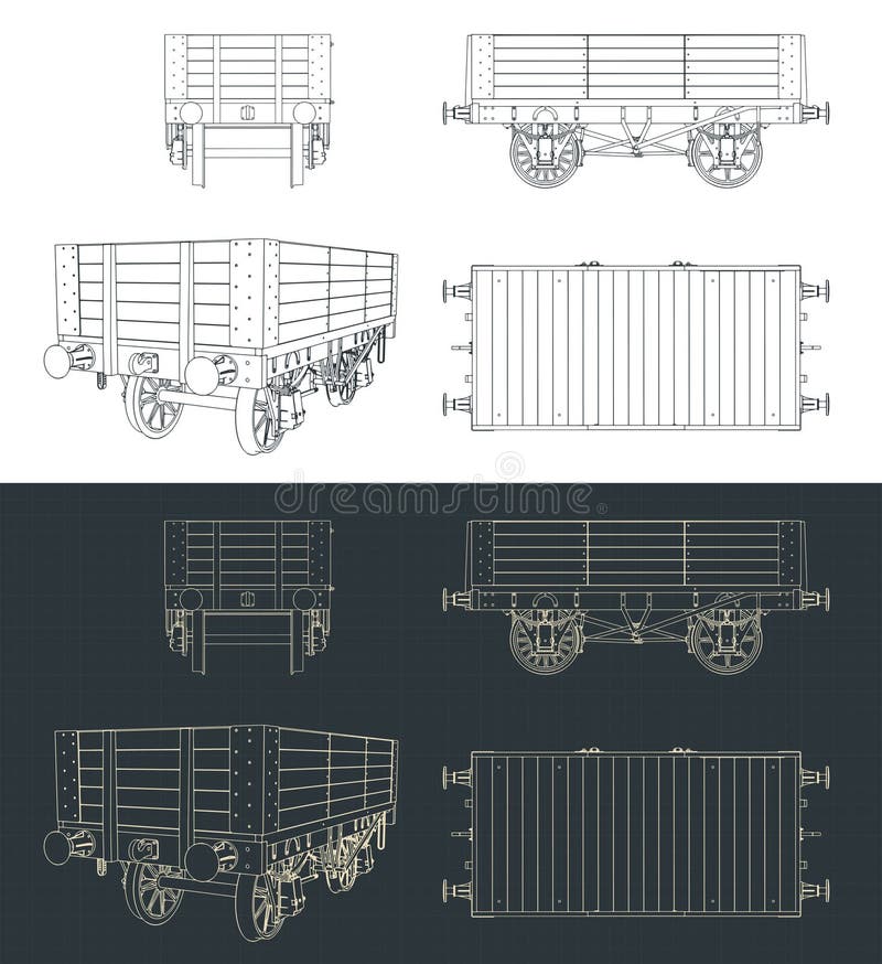 Wagon Blueprints Stock Illustrations – 50 Wagon Blueprints Stock ...