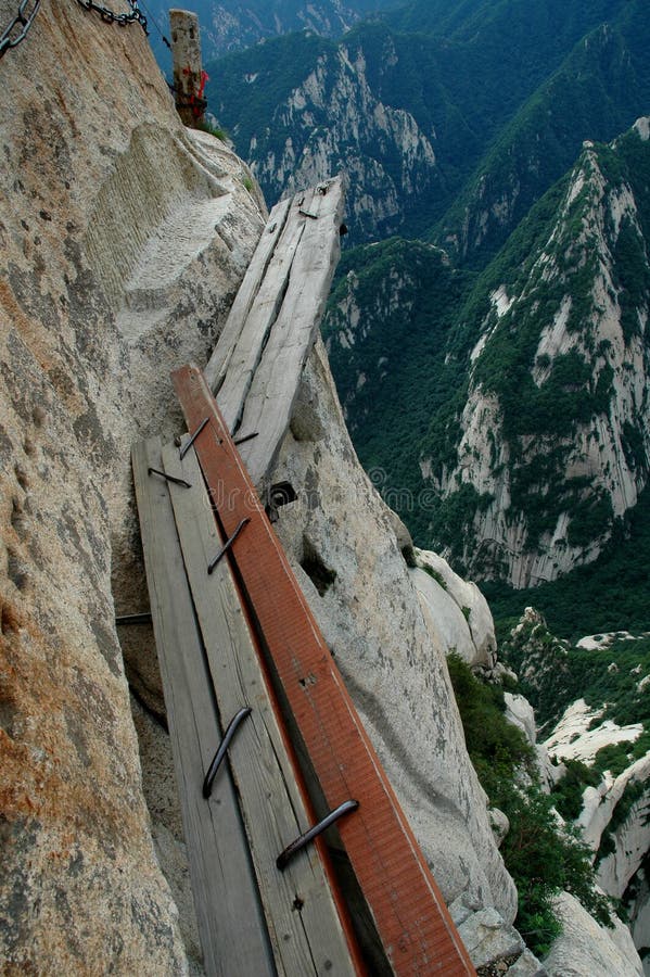 Tourists on the Plank Walk in the Sky, Worlds Most Dangerous Hike ...