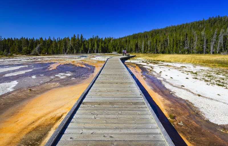 Plank road stock image. Image of blue, wood, national - 26805369