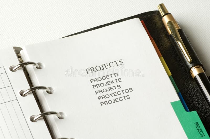 Project Planner stock photo. Image of journal, project - 208240