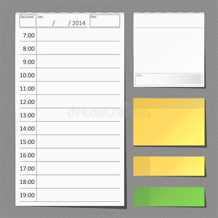 Planner Time Stock Illustrations – 93,847 Planner Time Stock ...